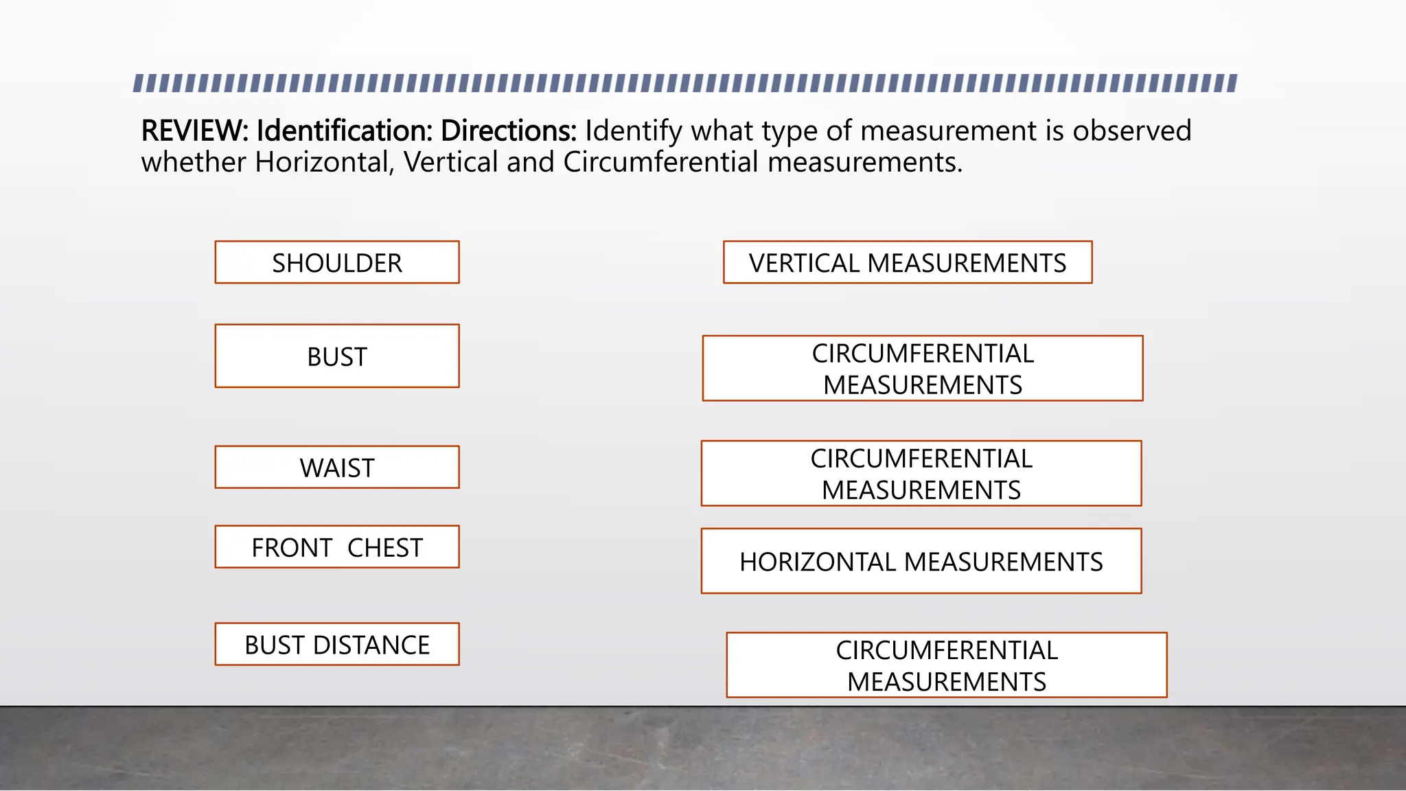 taking body measurements | PPTX