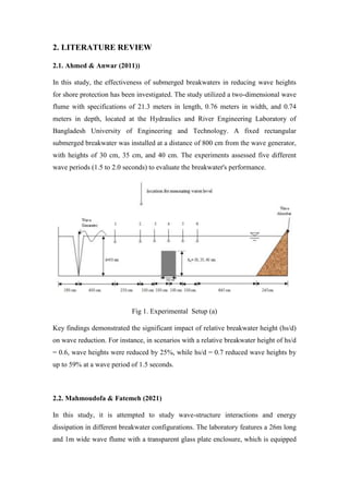 REVIEW of submerged breakwater and artificial reef structure.docx