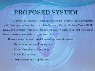 Heart Disease prediction using machine learning | PPT