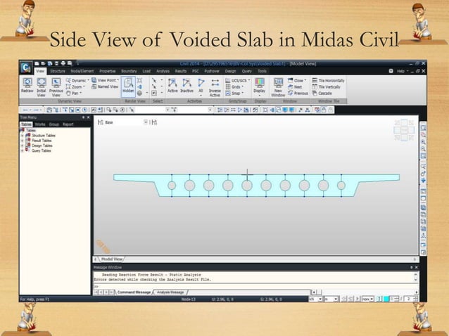 M.Tech Structural Engineering Project of Voided and Cellular Deck slab ...