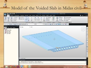 M.Tech Structural Engineering Project of Voided and Cellular Deck slab ...