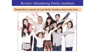 Review: Describing your family in Russian | PPTX