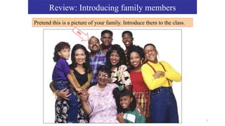 Review: Describing your family in Russian | PPTX