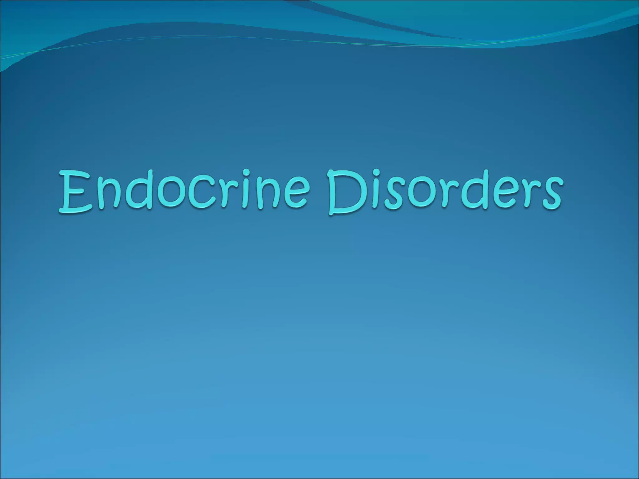 Review Endocrine Disorders | PPT
