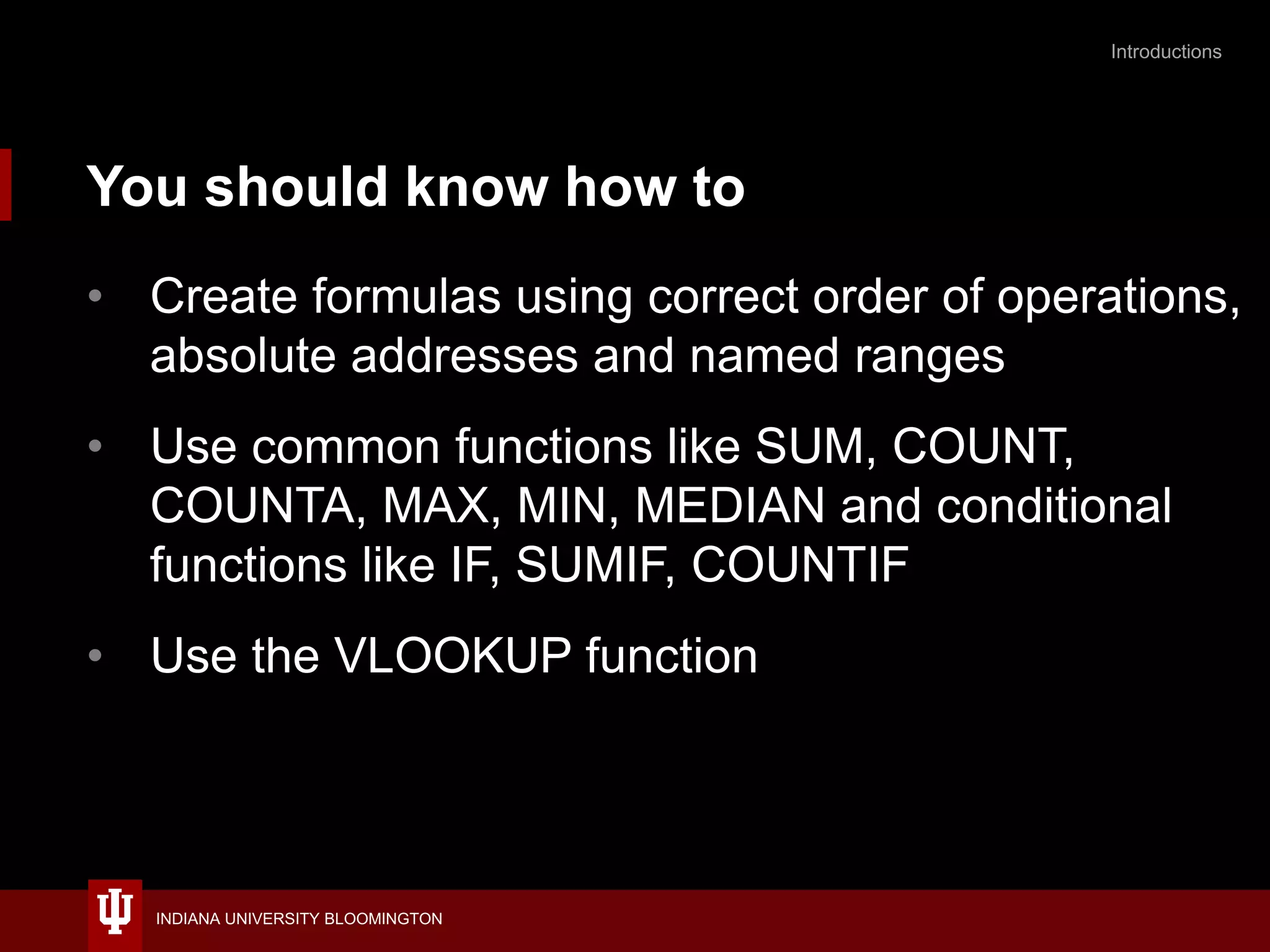 Review Formulas Functions Pivot Tables Tables And Charts Ppt 6257