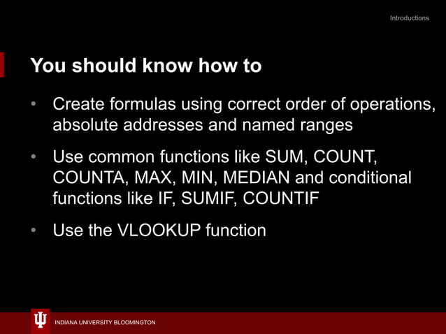 Review Formulas Functions Pivot Tables Tables And Charts Ppt