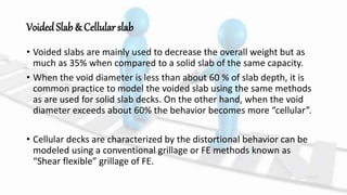 M.Tech Structural Engineering Project on Voided and Cellular Bridge ...