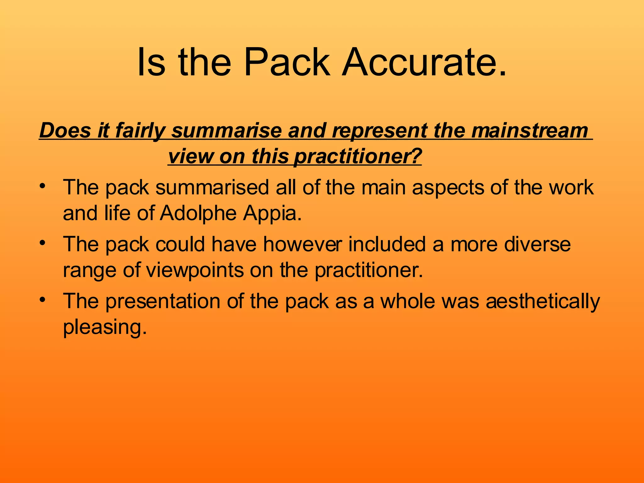 Review of Adolphe Appia | PPT