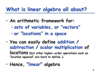 Review of linear algebra | PDF