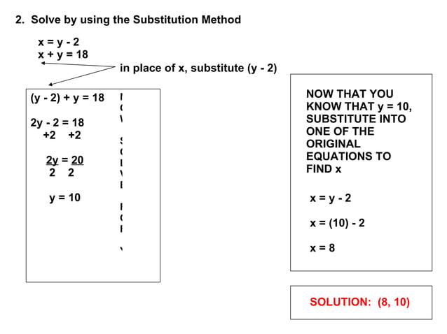 Solving Linear Systems Ppt