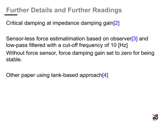 [Paper Review] Unified Force Impedance Control | PPT