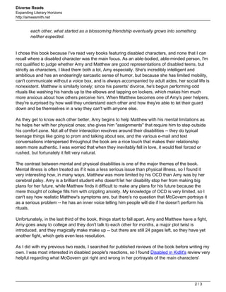 Review: Say What You Will by Cammie McGovern | PDF