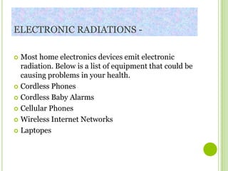 e-waste management and cell tower radiation | PPTX