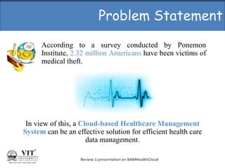 BAM Biometric Authentication & Datamanagement for health care data in ...