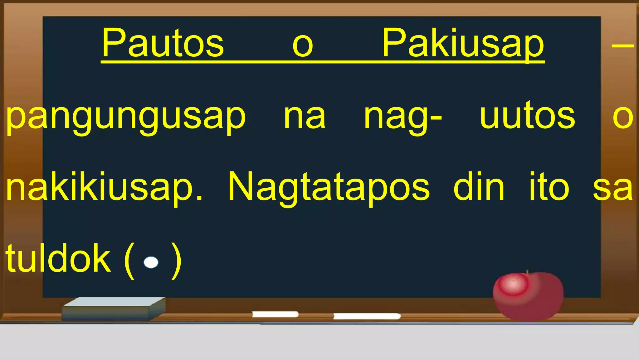 Uri ng Pangungusap Ayon sa Gamit Grade 6 | PPTX