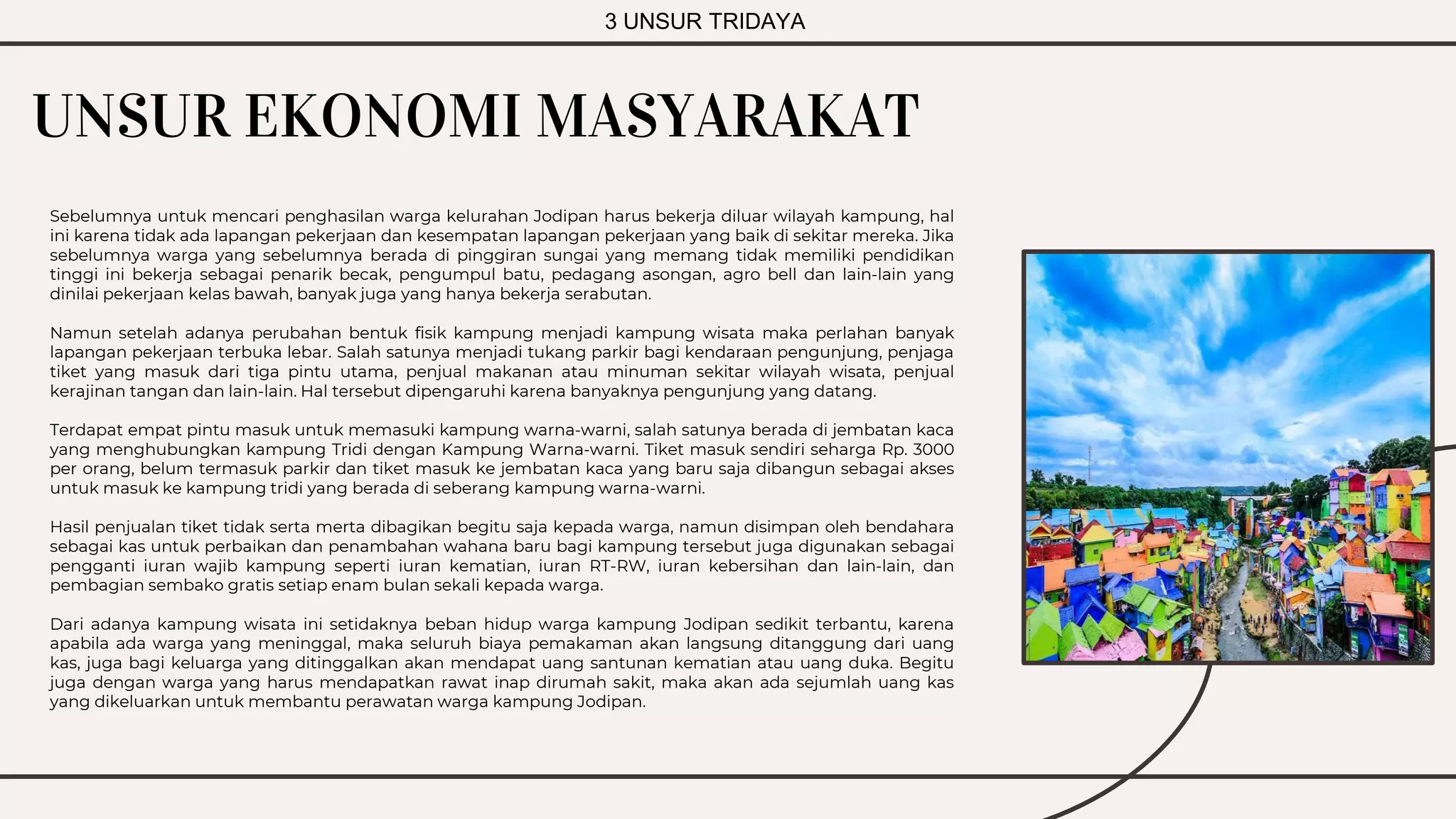 Program KIP (Kampung Improvement Program) berbasis Tridaya Studi Kasus ...