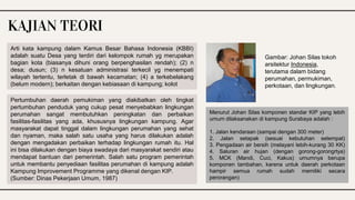 Program KIP (Kampung Improvement Program) berbasis Tridaya Studi Kasus ...