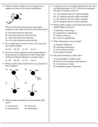 Review 10 meteorology_sc | PDF