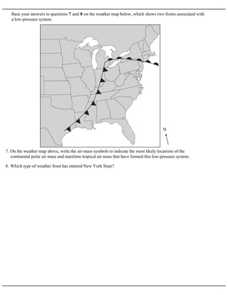 Review 11_air_mass__fronts_sc | PDF | Weather | Science