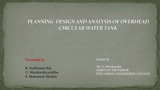 Design of RCC Rectangular water tank.pptx