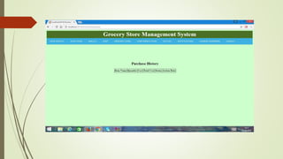 grocery management system | PPTX