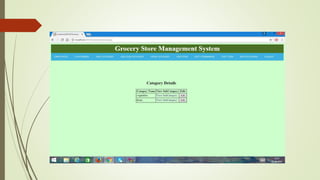grocery management system | PPTX