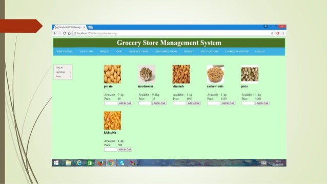 grocery management system