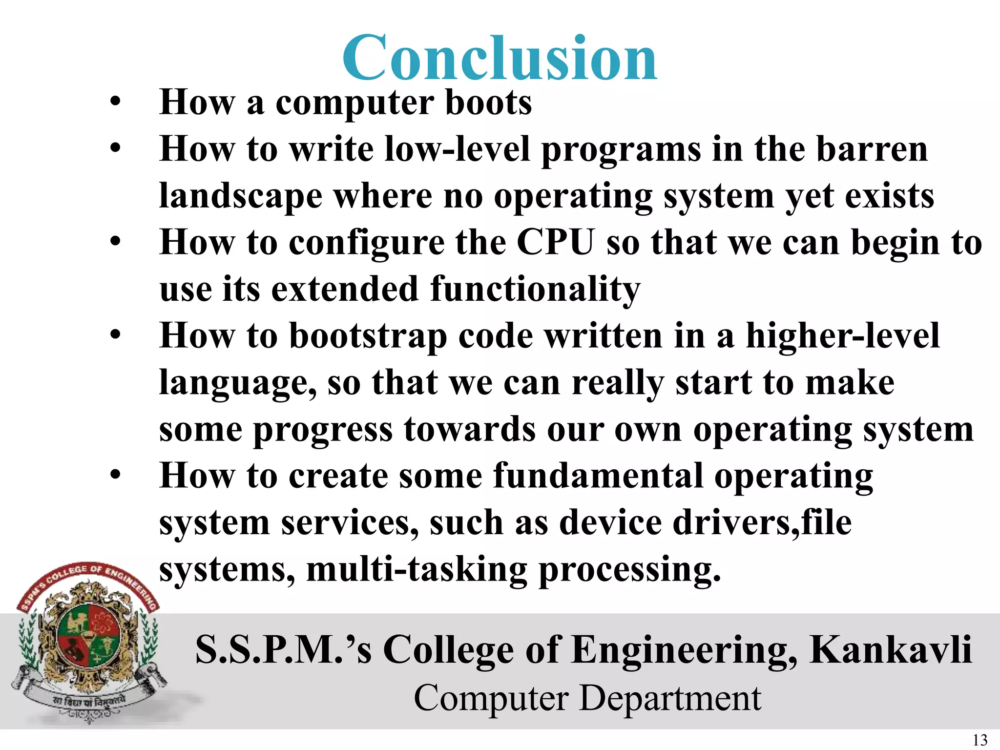 Create Your Own Operating System | PPTX