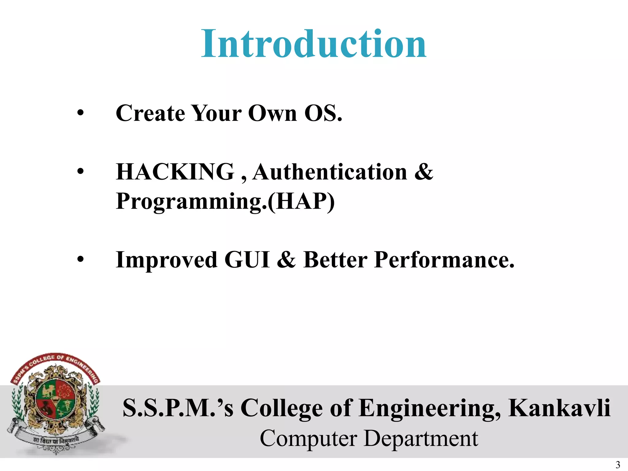Create Your Own Operating System | PPT Create Your Own Operating System | PPT