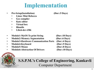 Create Your Own Operating System | PPTX