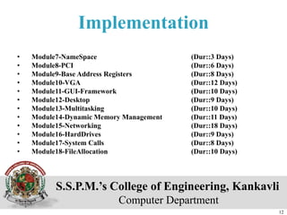 Create Your Own Operating System | PPTX