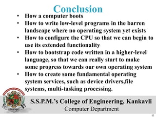 Create Your Own Operating System | PPTX