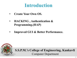 Create Your Own Operating System | PPTX