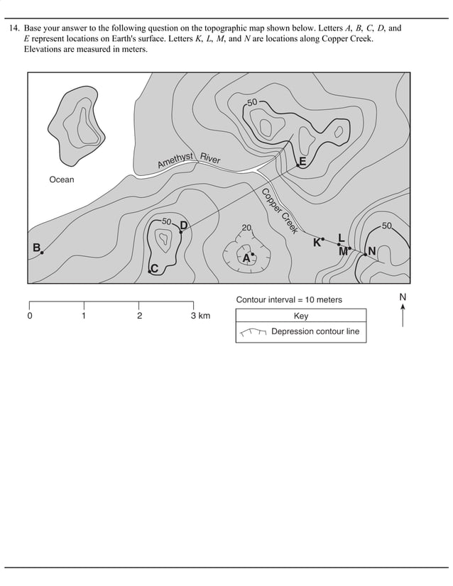 Review 2a _contour_lines_sc | PDF | Geography | Science