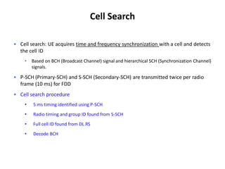 lte physical layer overview | PDF