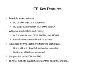 lte physical layer overview | PDF