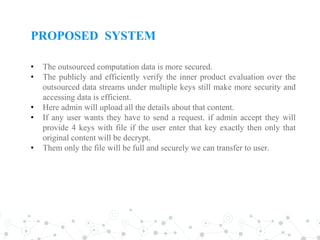 A NETWORK CODING AND DES BASED DYNAMIC ENCRYPTION SCHEME FOR MOVING TARGET DEFENSE | PPT