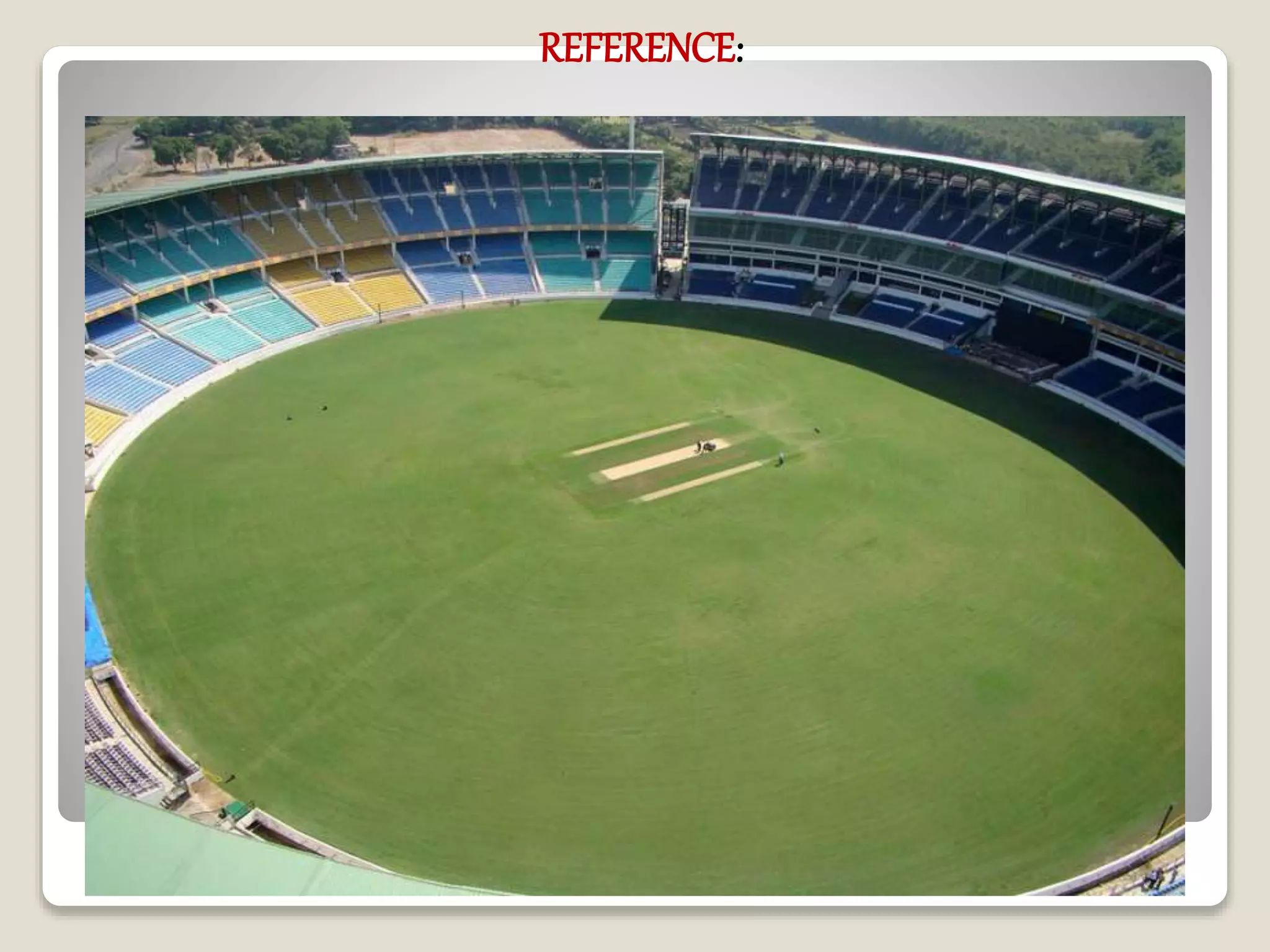 PLANNING, ANALYSING & DESIGNING OF A CRICKET STADIUM | PPTX