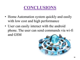 home automation using ARM7 controller | PPTX
