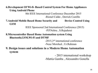 home automation using ARM7 controller | PPTX