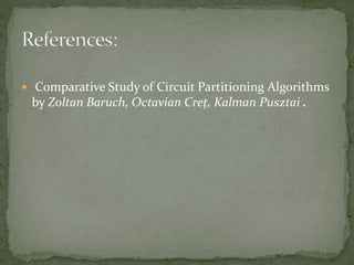 Comparative study of graph partitioning algorithms | PPTX