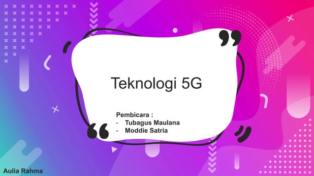 Review Seminar tentang 5G | PPT