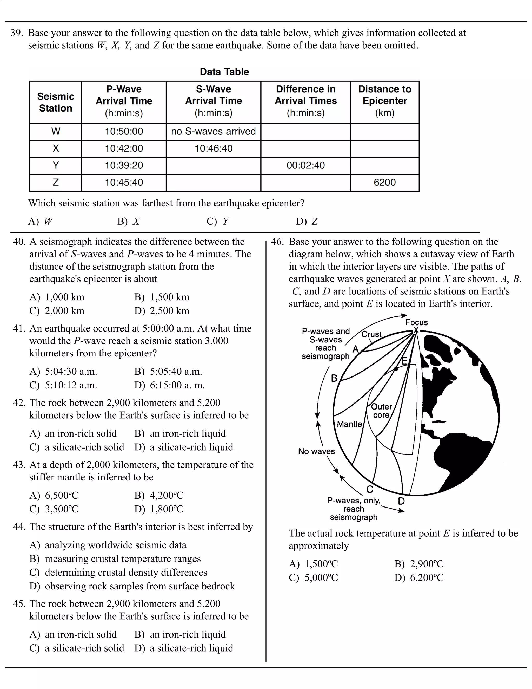 Review 6 _earthquakes___crustal_activity_sc | PDF
