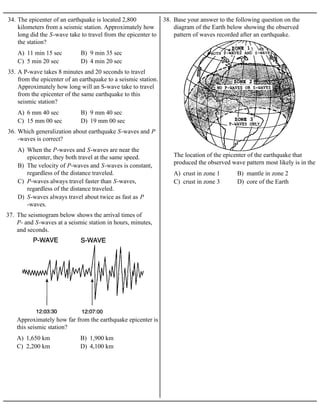 Review 6 _earthquakes___crustal_activity_sc | PDF