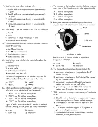 Review 6 _earthquakes___crustal_activity_sc | PDF