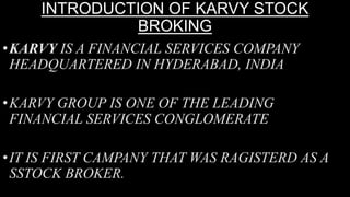karvy stock broking ltd | PPT