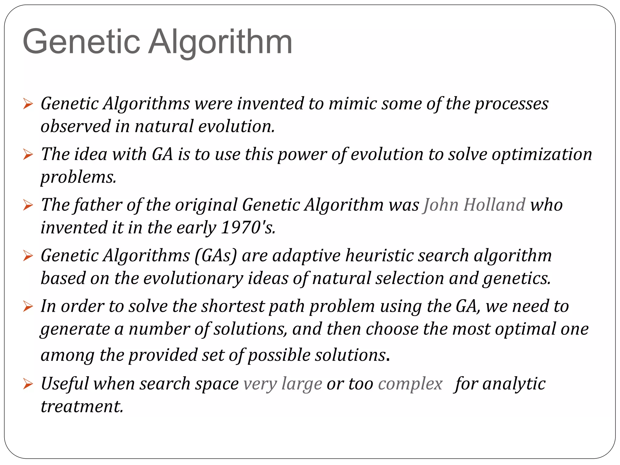 Review and evaluations of shortest path algorithms | PPTX