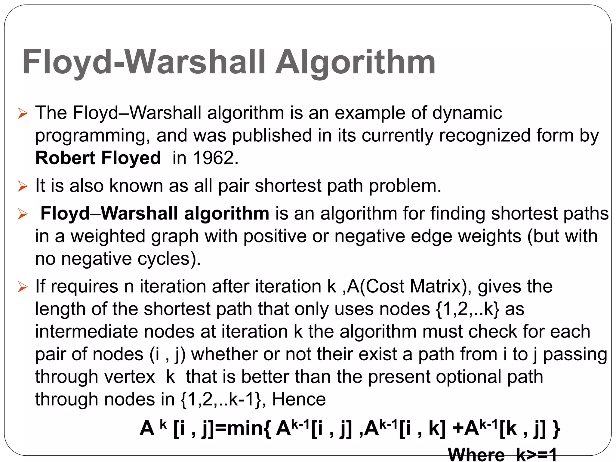 Review and evaluations of shortest path algorithms | PPTX