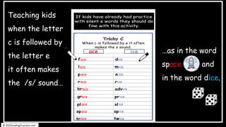 C makes a different sound when followed by e | PDF
