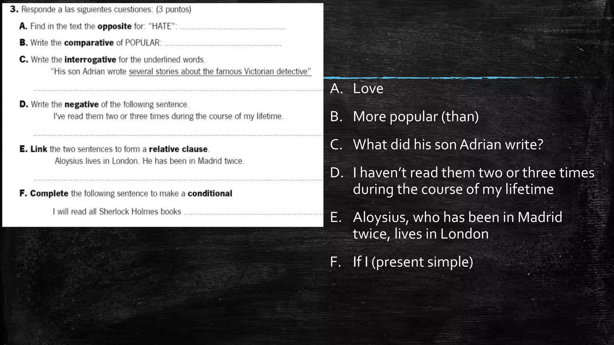 Review answer key | PPT